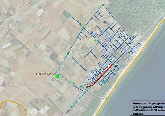 Marina di Ginosa:" Estensioni e potenziamento rete idrica e fognaria ...